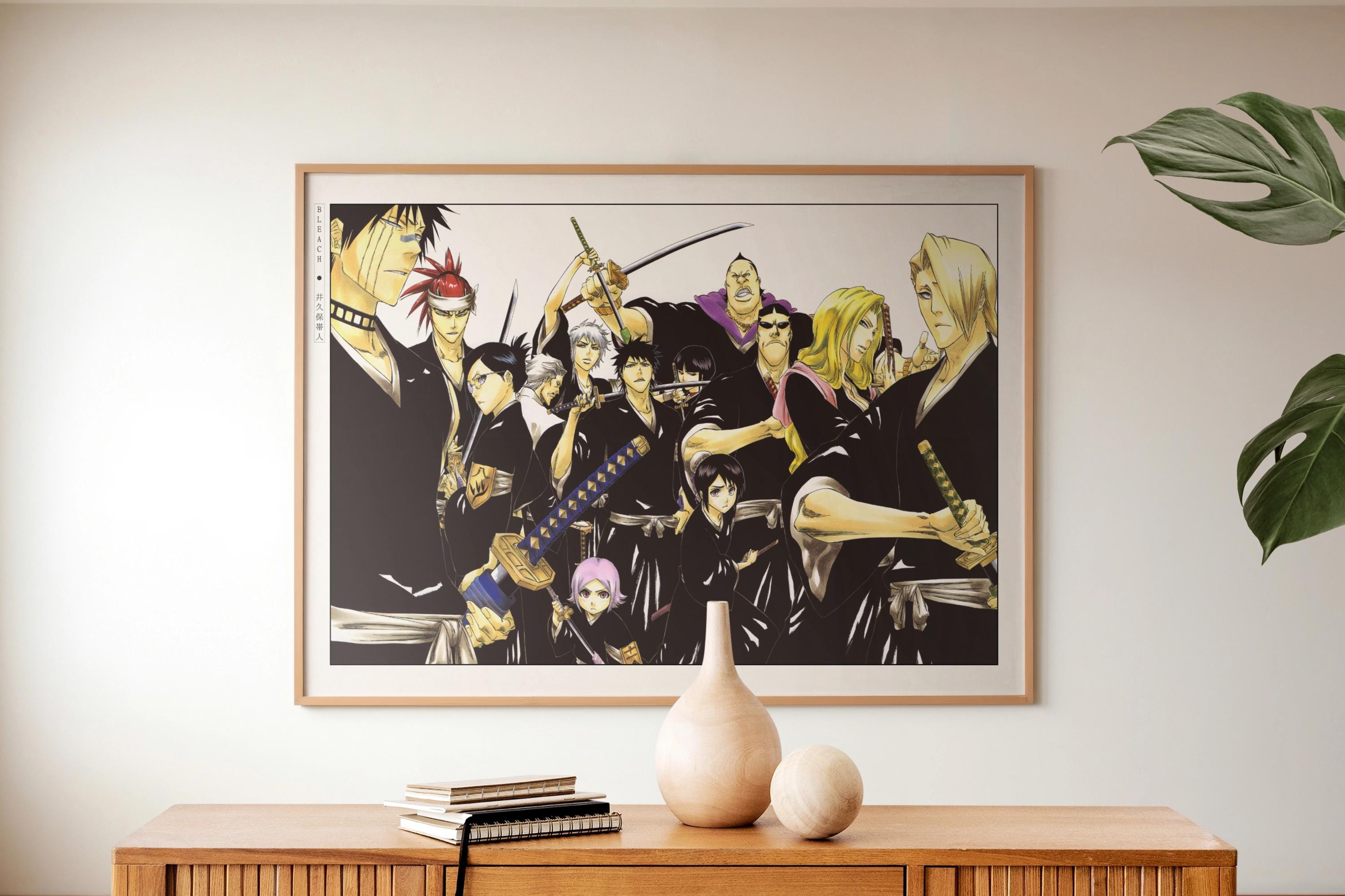 Anime Wall Art | Tite Kubo Manga Poster and Frame - Etsy