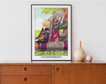 Anime Poster | Framed Masashi Kishimoto Art Prints - Etsy