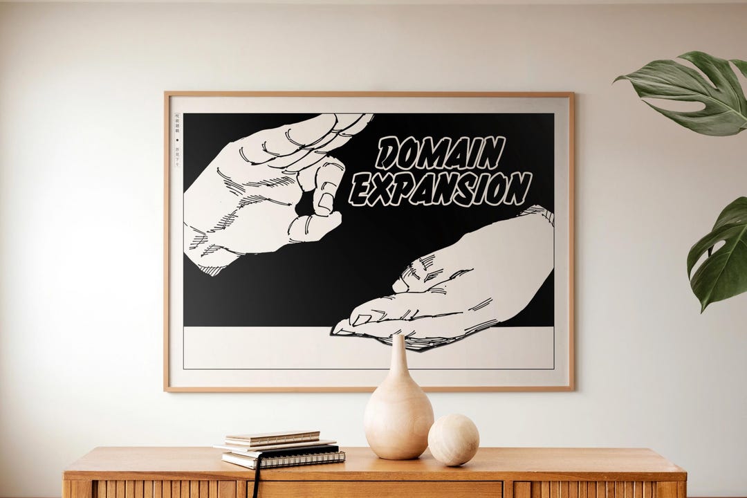 Anime Wall Art | Gege Akutami Manga Poster and Frame - Etsy