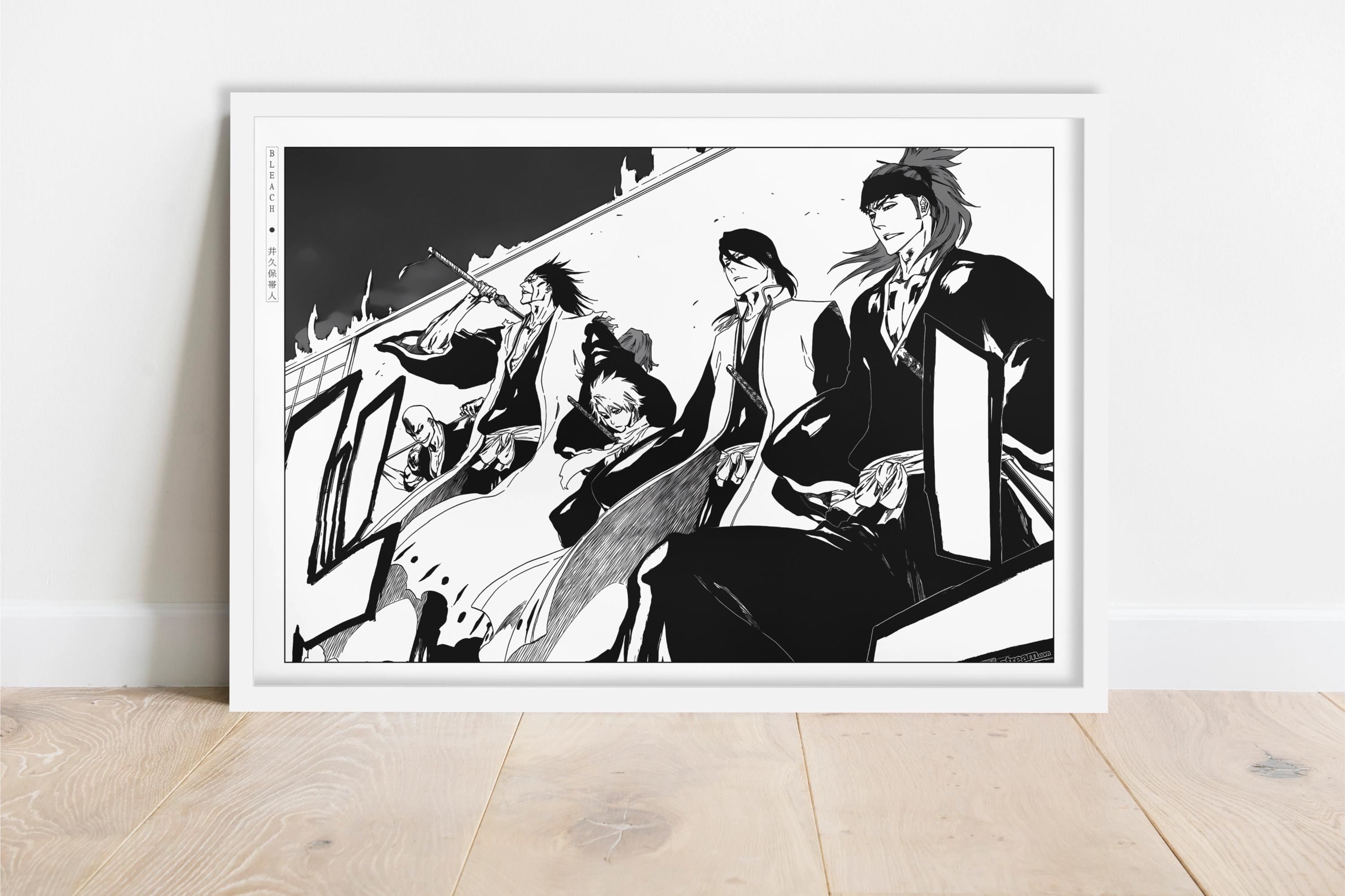 Anime Wall Art | Tite Kubo Manga Poster and Frame - Etsy