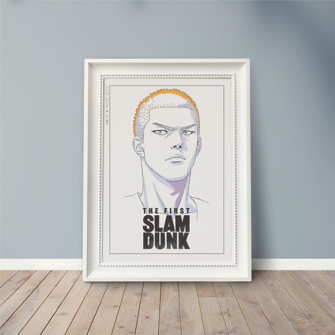 Slam Dunk Manga Art Print Basketball Poster, Sakuragi Wall Art, Sports ...
