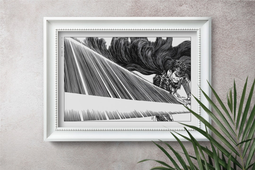 Berserk Manga Wall Art Scary Art Print, Miura Wall Decor, Dark Art ...