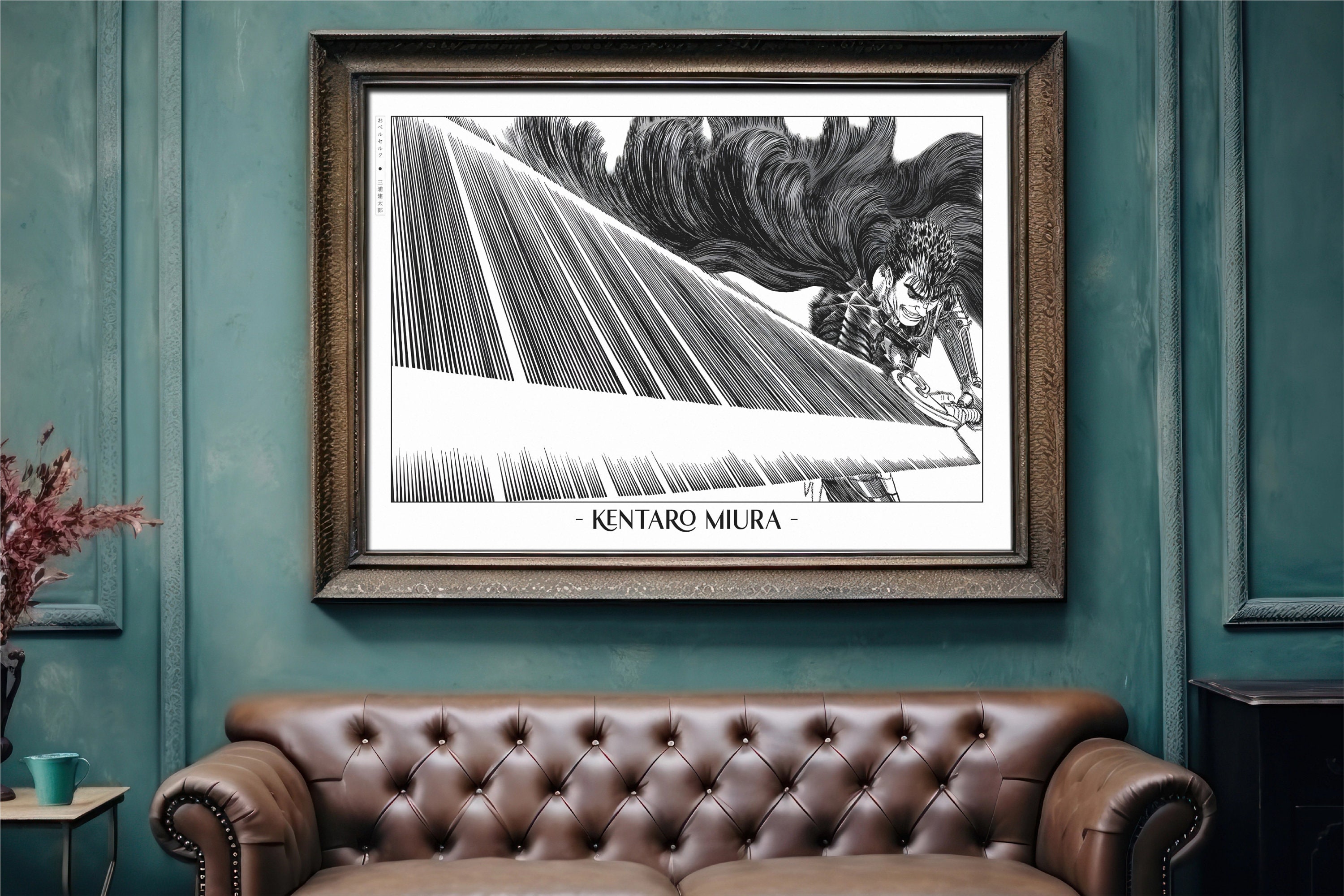Berserk Manga Wall Art Scary Art Print Miura Wall Decor - Etsy