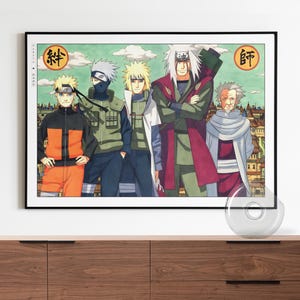 Anime Wall Art | Masashi Kishimoto Manga Poster and Frame - Etsy