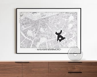 Anime Poster Set of 2 | Framed Masashi Kishimoto Art Prints - Etsy