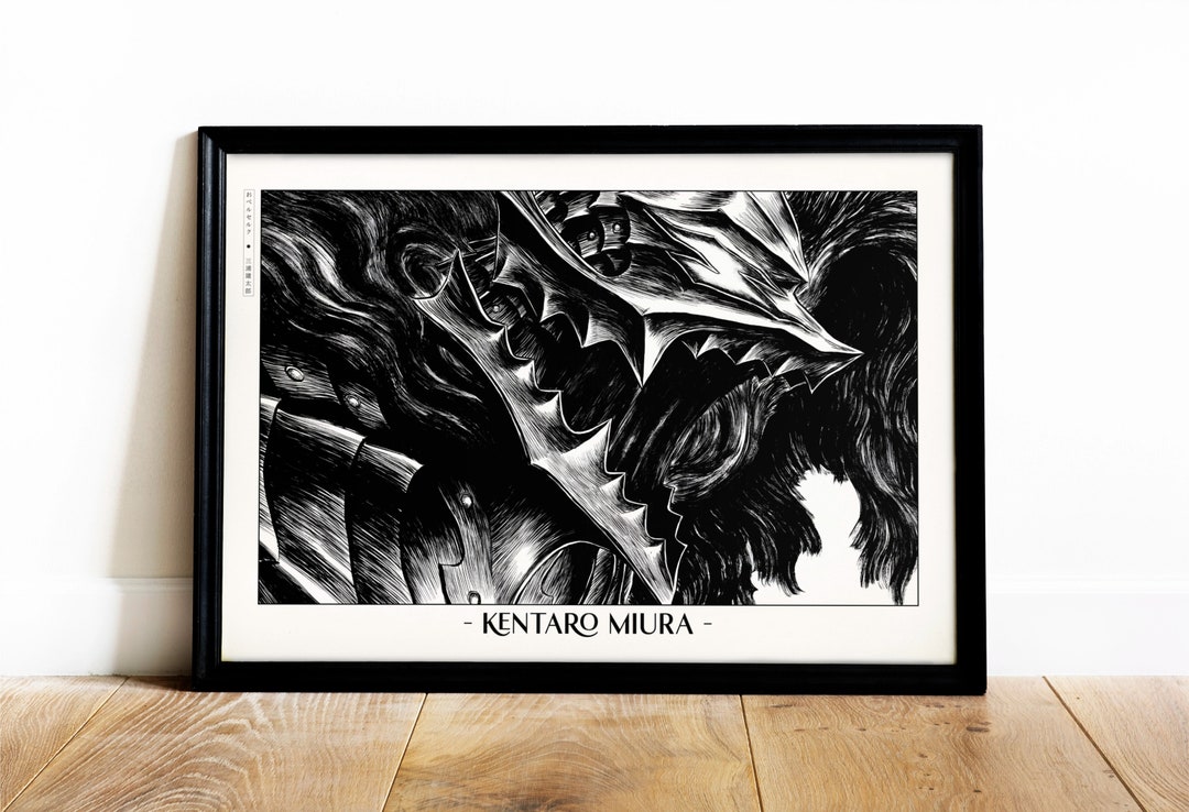 Berserk Manga Wall Art Scary Art Print, Miura Wall Decor, Dark Art Prints, Manga Gift Ideas ...