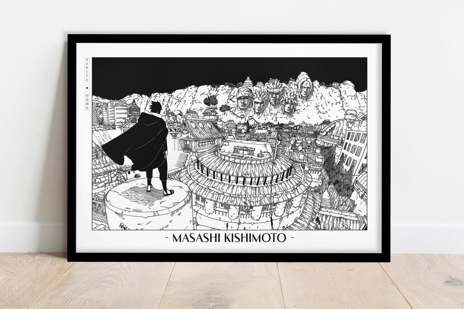 Anime Poster | Framed Masashi Kishimoto Art Prints - Etsy