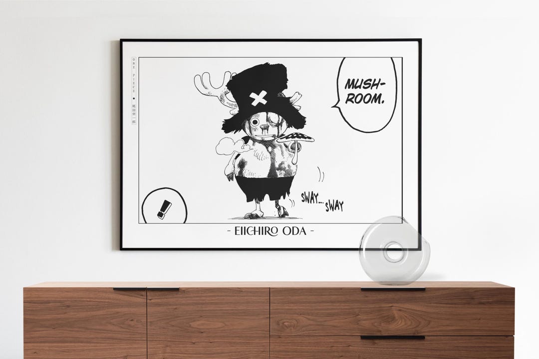 Anime Poster | Framed Eiichiro Oda Art Prints - Etsy