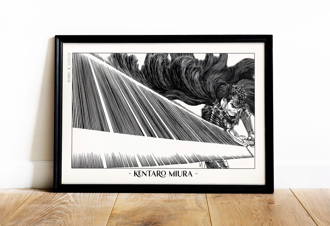 Berserk Manga Wall Art Scary Art Print Miura Wall Decor - Etsy