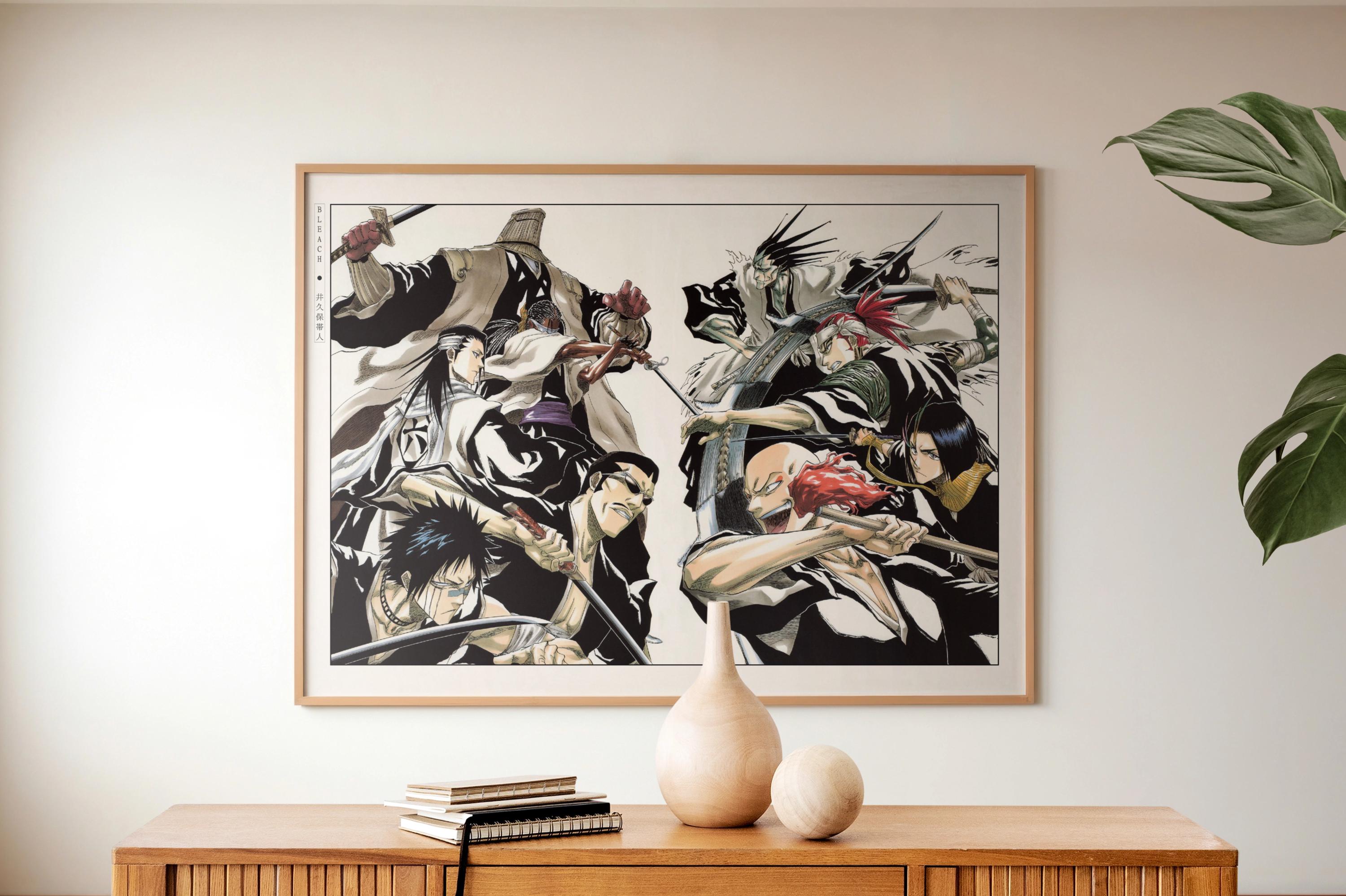 Anime Wall Art | Tite Kubo Manga Poster and Frame - Etsy