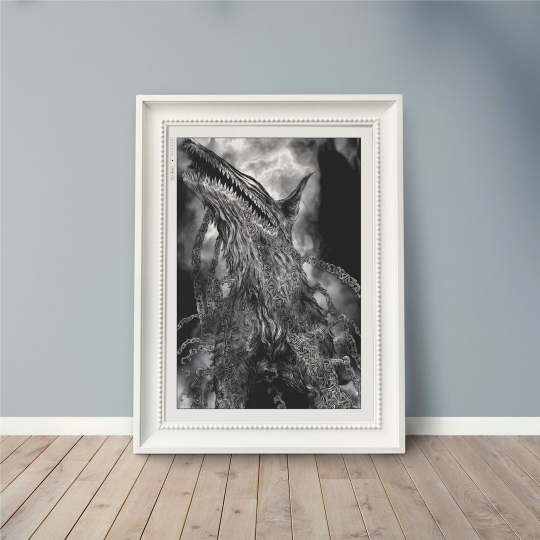 Berserk Manga Wall Art Scary Art Print Miura Wall Decor - Etsy