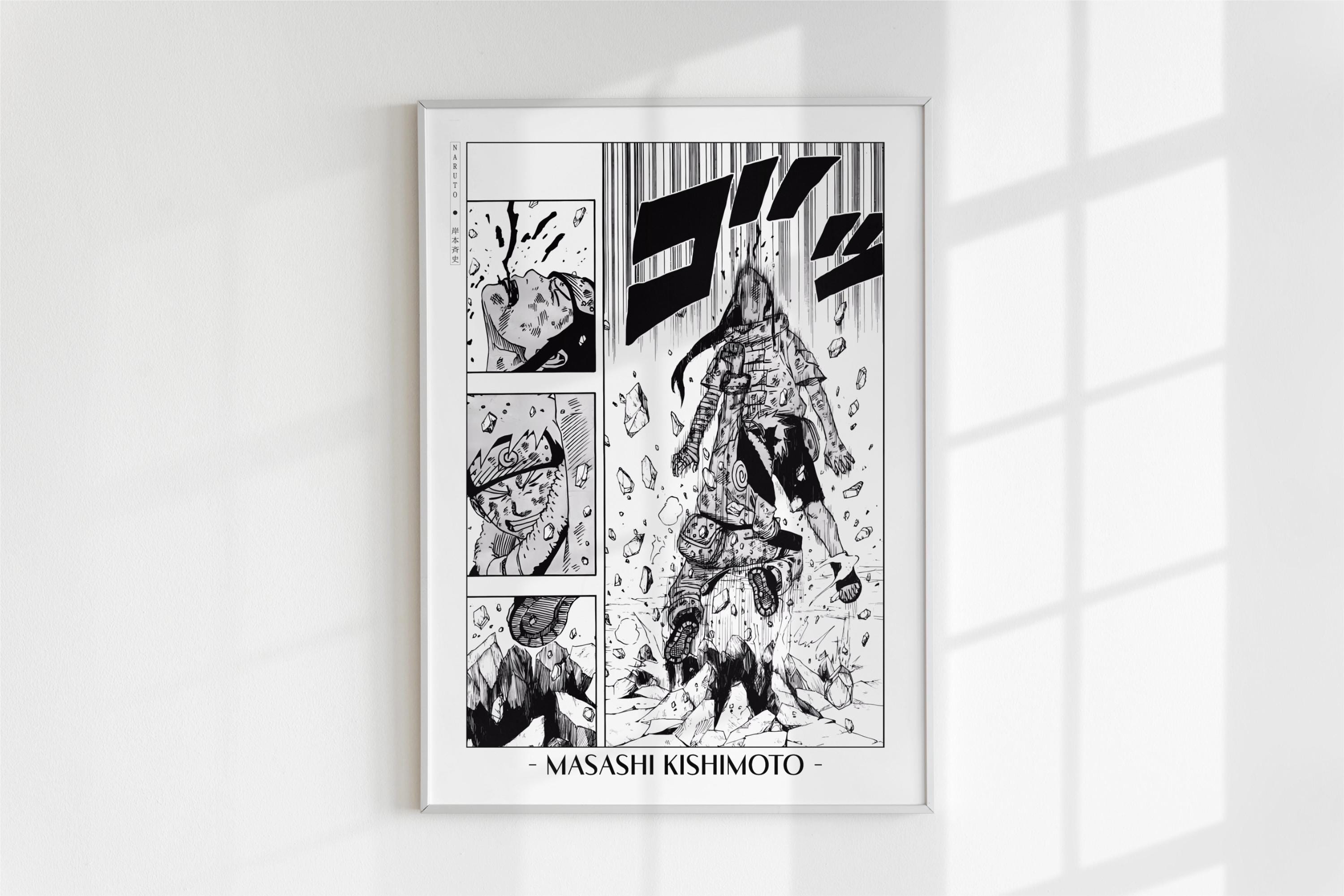 Anime Poster | Framed Masashi Kishimoto Art Prints - Etsy