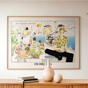 Anime Poster | Framed Eiichiro Oda Art Prints - Etsy