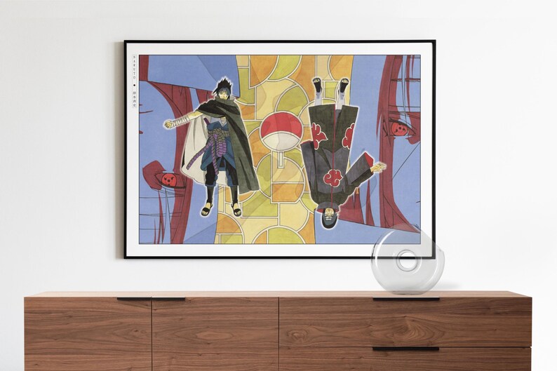 Anime Wall Art | Masashi Kishimoto Manga Poster and Frame - Etsy