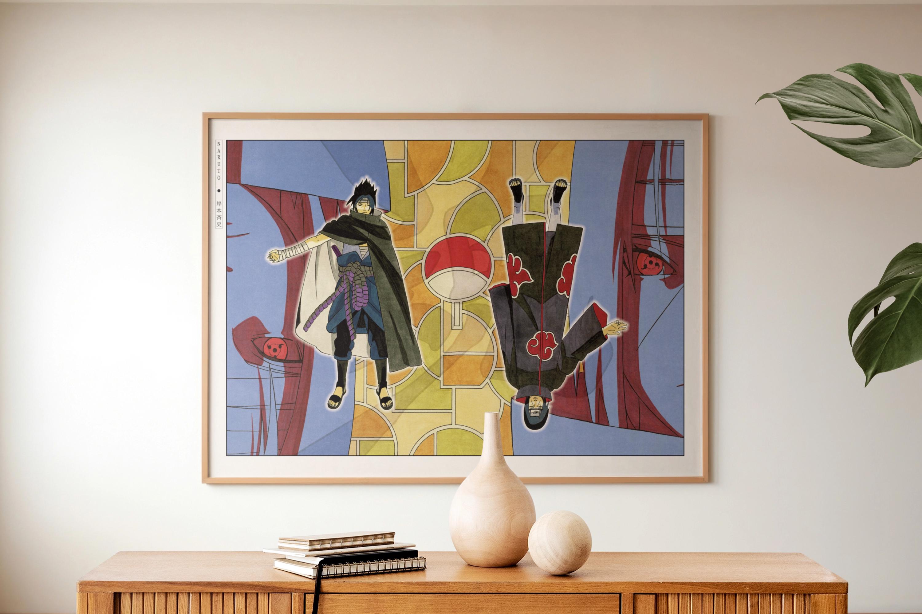 Anime Wall Art | Masashi Kishimoto Manga Poster and Frame - Etsy