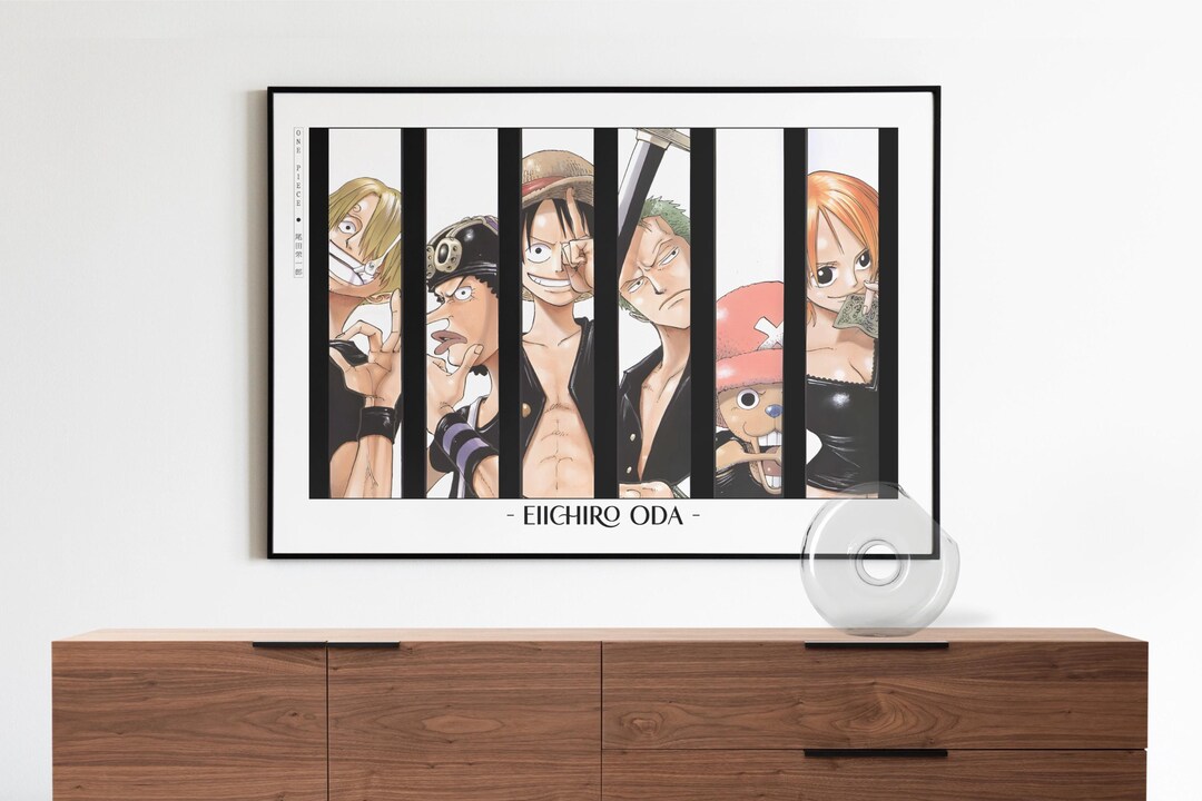Shonen Anime Poster | Eiichiro Oda Art Print, Japanese Manga Wall Art ...