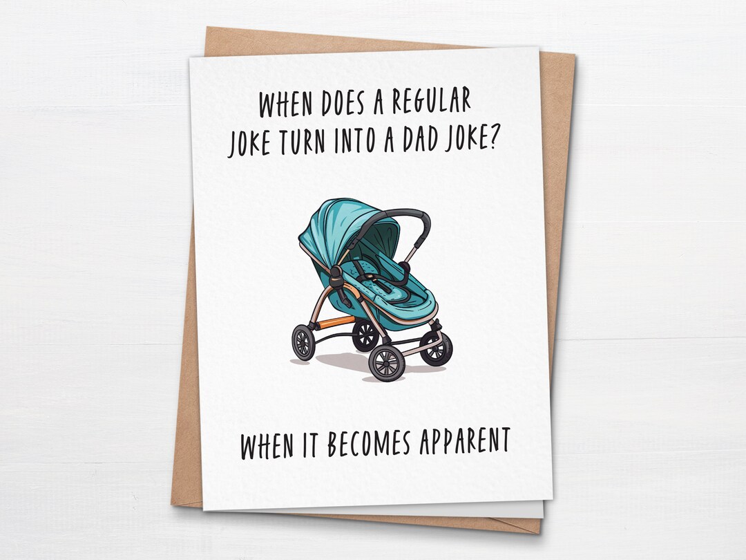 Funny Dad Joke Father's Day Card for New Dads - First Child Newborn ...