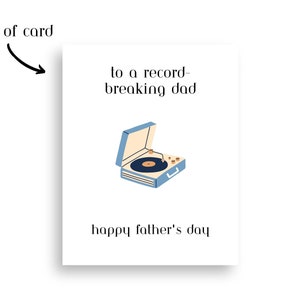 Printable Father's Day Card for Vinyl Record Lovers | Digital Card ...