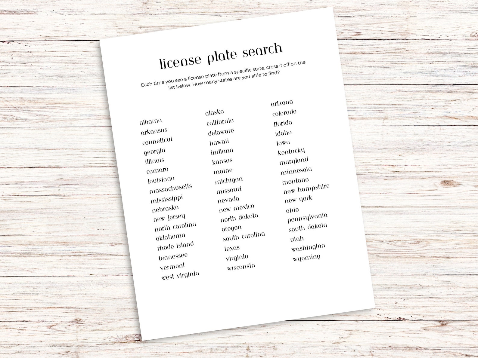 Family Road Trip Printable Activities and Games | 8 Fun Summer Vacation ...