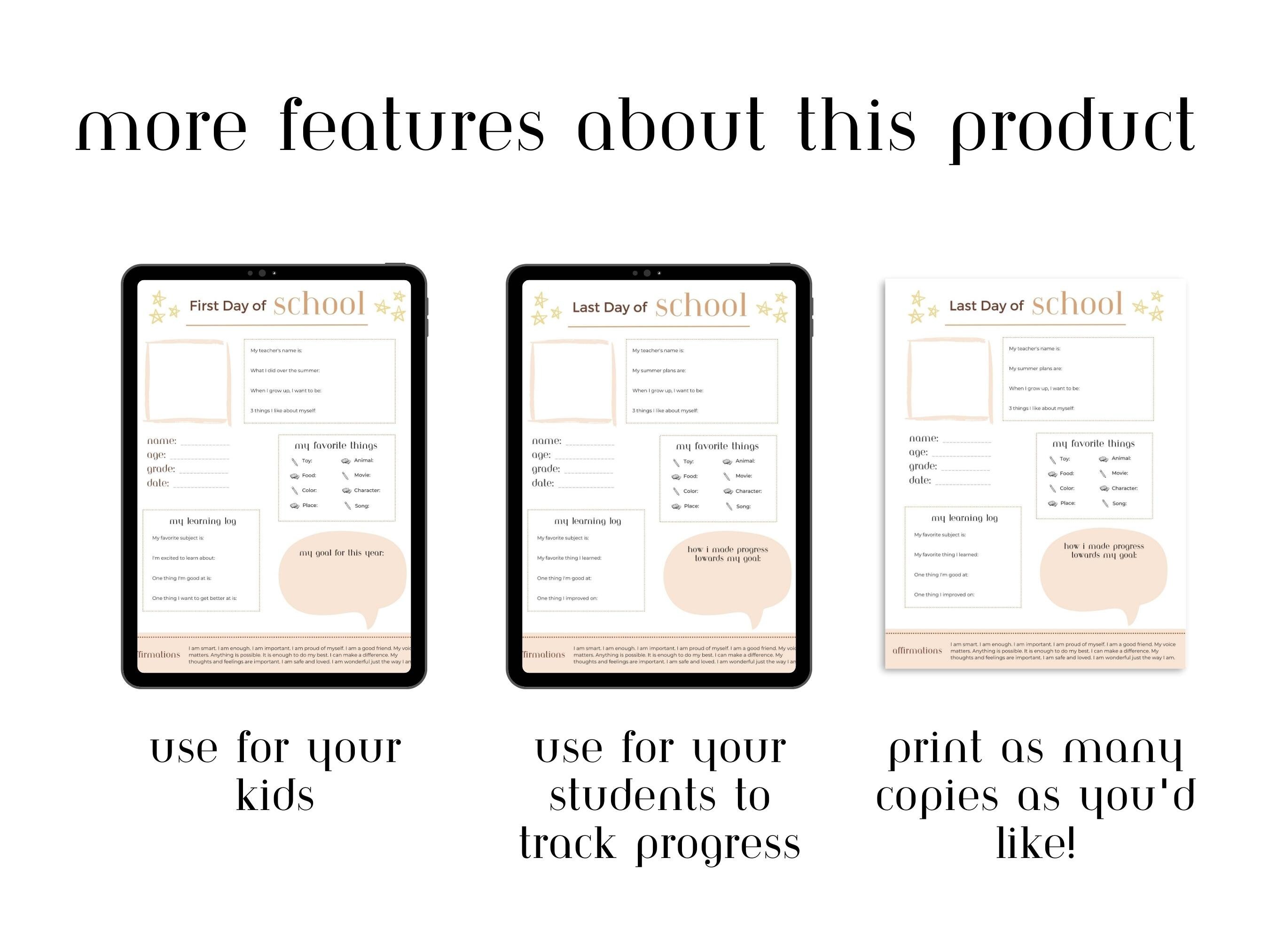 Classroom Introductions Printable Back to School Printable and ...