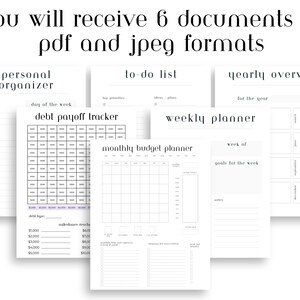 Financial Planner Bundle | Digital Tools to Help Achieve Financial ...