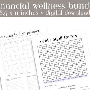 Financial Planner Bundle | Digital Tools to Help Achieve Financial ...