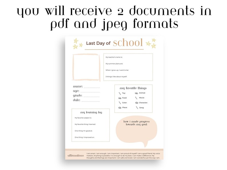 Classroom Introductions Printable | Back to School Printable and ...