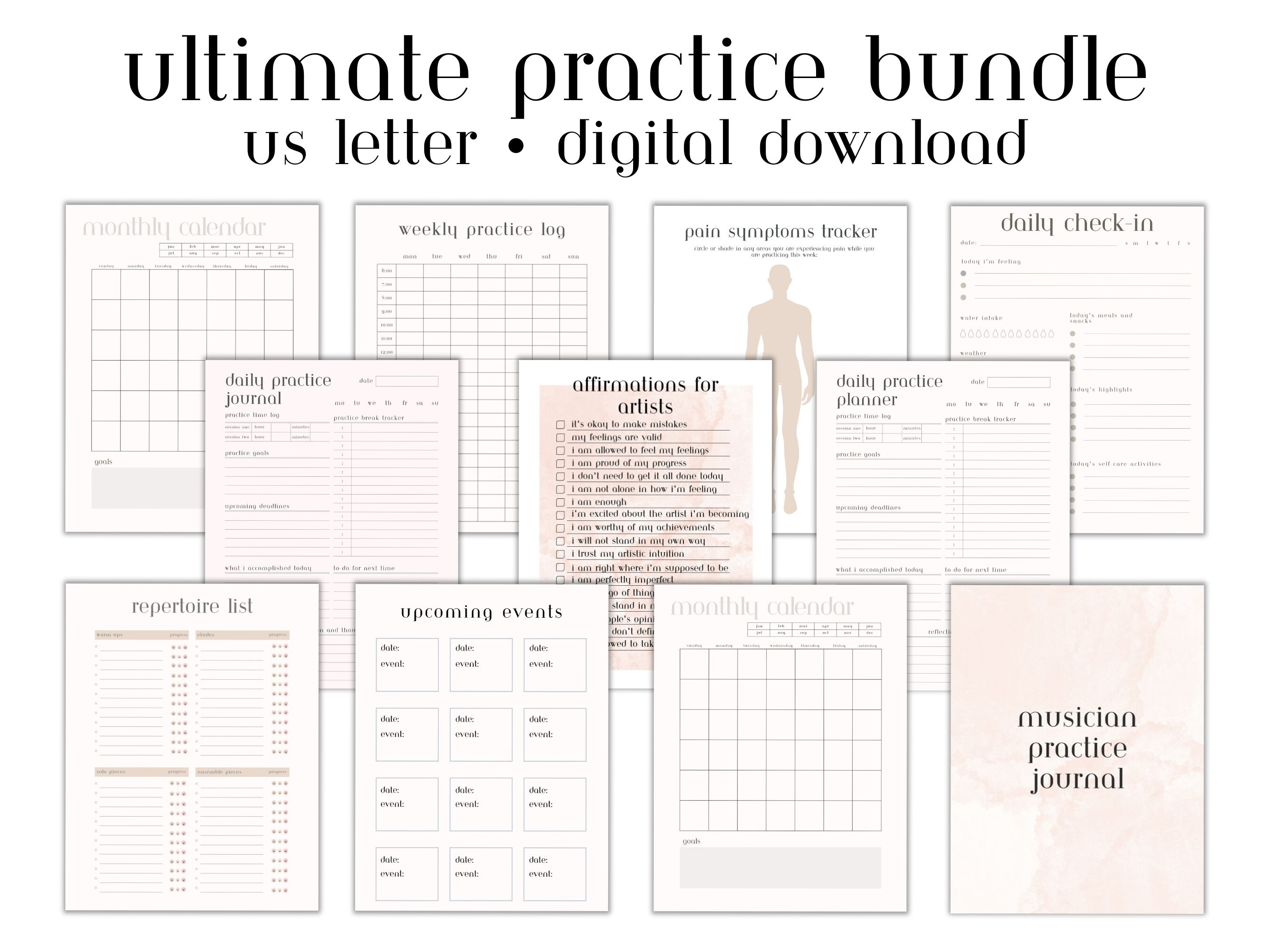 The Ultimate Practice Bundle for Mindful Musicians Contains Digital ...