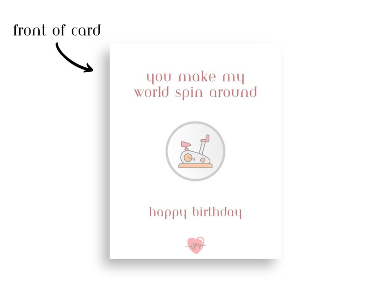 Printable Birthday Card for Spin Class Lovers | Romantic Birthday ...