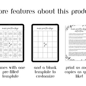 Music Practice Bingo | Printable Bingo Game With Instructions and Pre ...