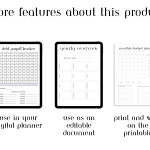 Financial Planner Bundle | Digital Tools to Help Achieve Financial ...