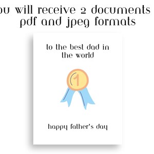 Printable Father's Day Card | Father's Day Gifts | Digital Card ...