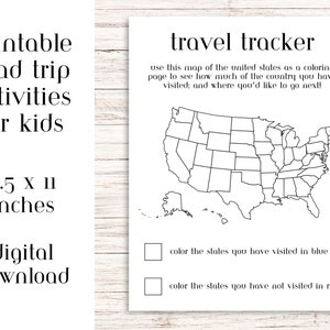Family Road Trip Printable Activities and Games | 8 Fun Summer Vacation ...
