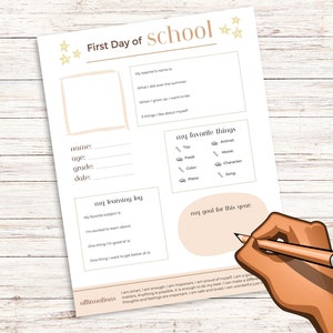 Classroom Introductions Printable | Back to School Printable and ...