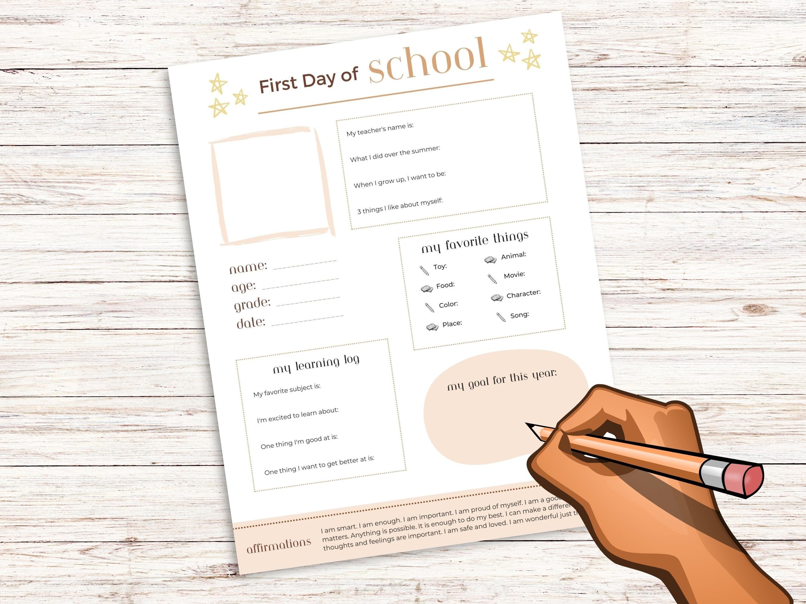 Classroom Introductions Printable | Back to School Printable and ...