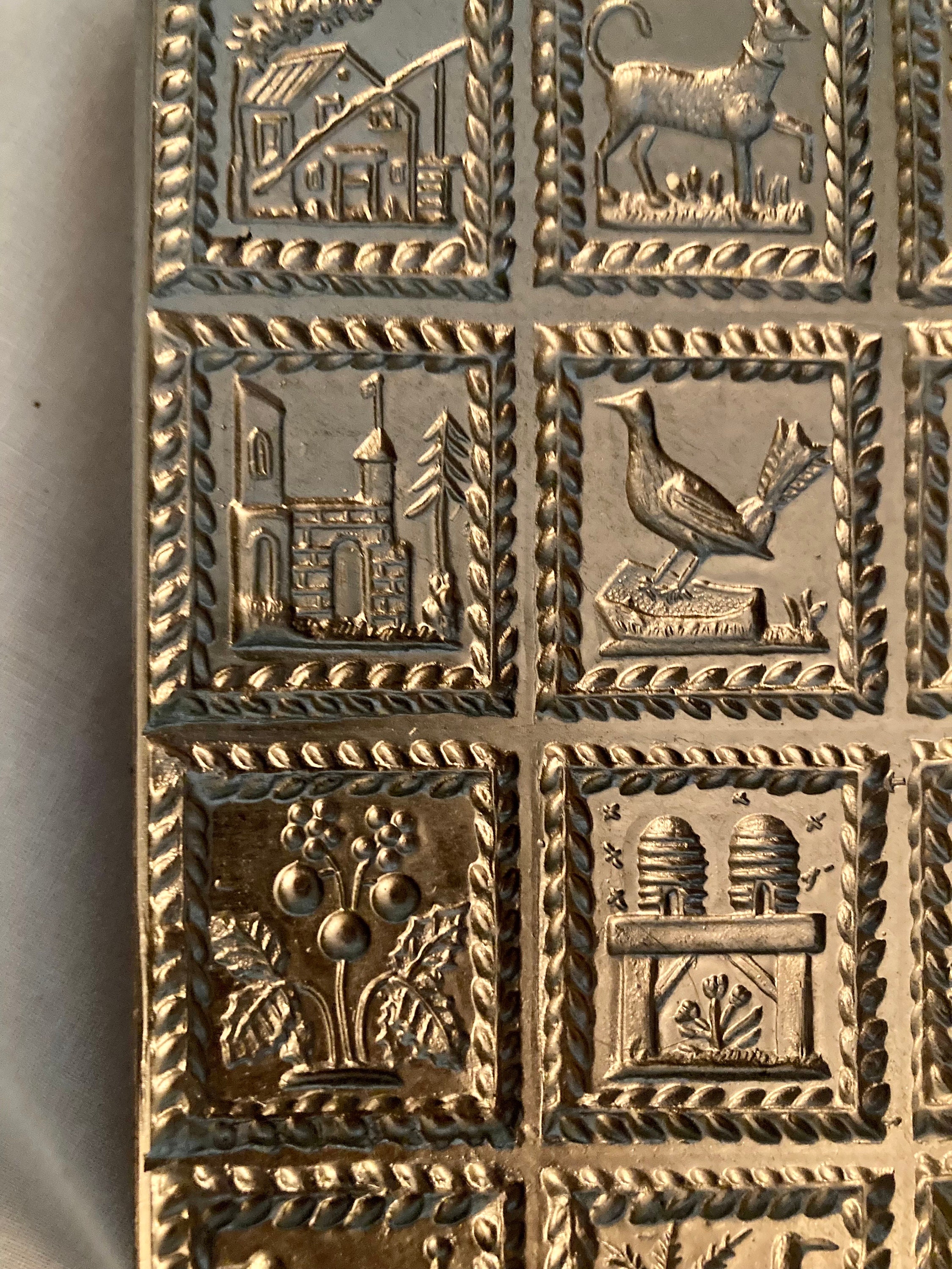 Vintage Metal & Wood Springerle Cookie Mold House on the Hill - Etsy