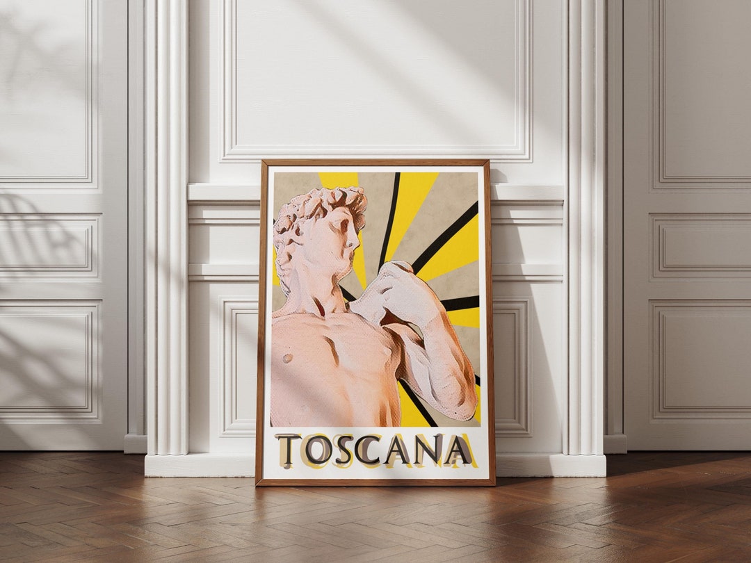 Tuscany Decor, David Michelangelo Poster, Tuscany Poster, Tuscany Art ...
