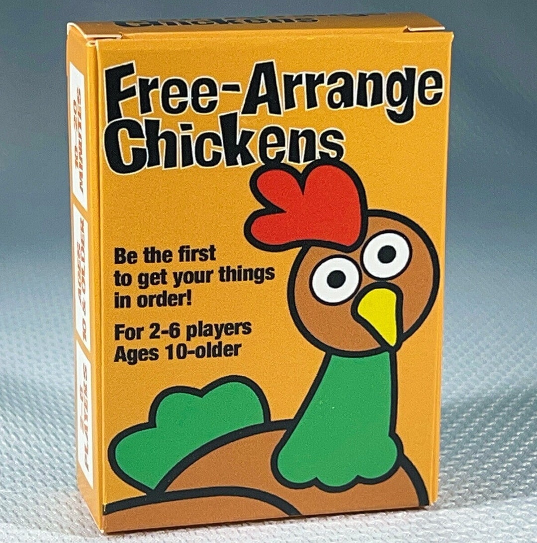 Free-arrange Chickens, a Madcap Card Game - Etsy