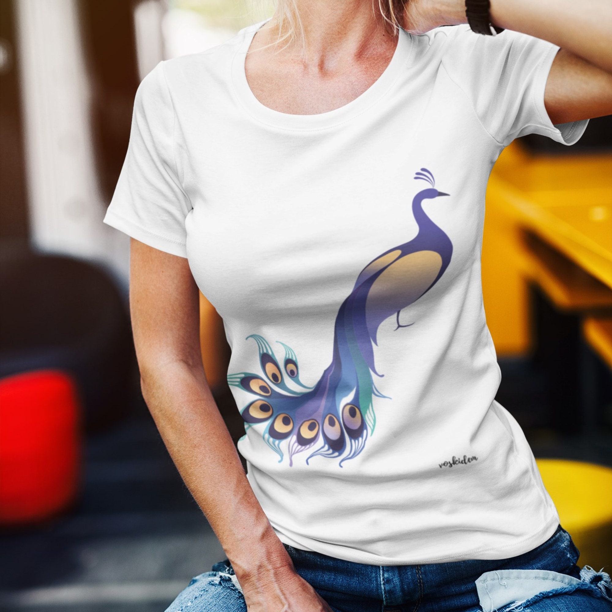Peacock Shirt Men Peacock Feather Shirt Women Peacock Feather Shirtpeacock Lover Shirt
