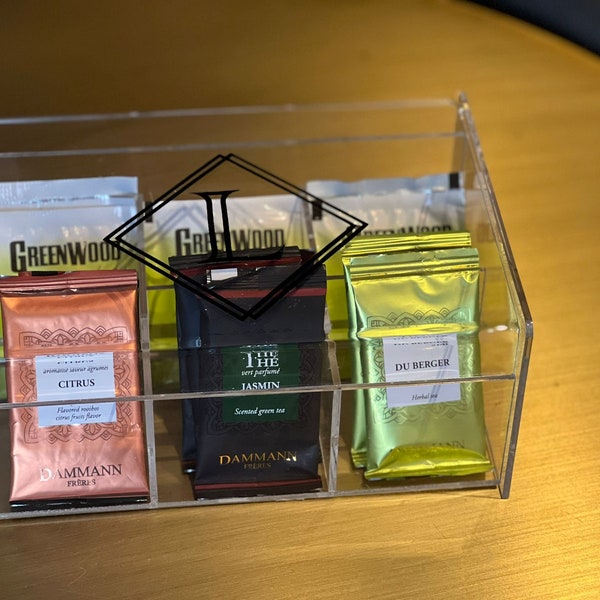 Tea Box Organizer - Etsy