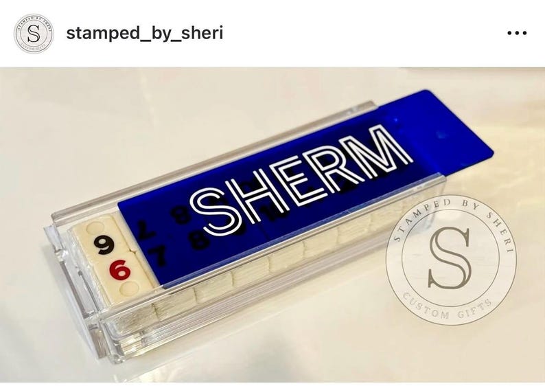 Elite Lucite Rummikub Set With Case, Rummy Board Game, Handmade Rummy ...