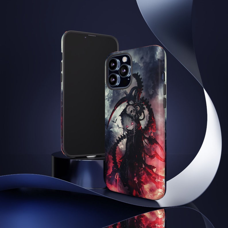 Gothic Anime Boy, Skeleton, Skull, Fear, iPhone Case, Samsung Galaxy ...