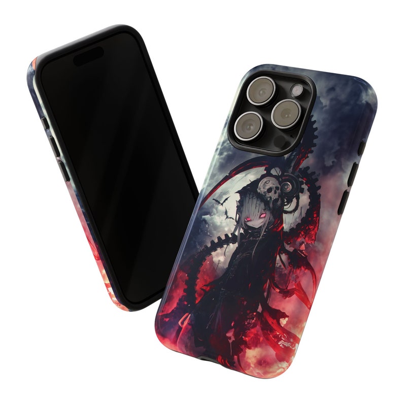 Gothic Anime Boy, Skeleton, Skull, Fear, iPhone Case, Samsung Galaxy ...