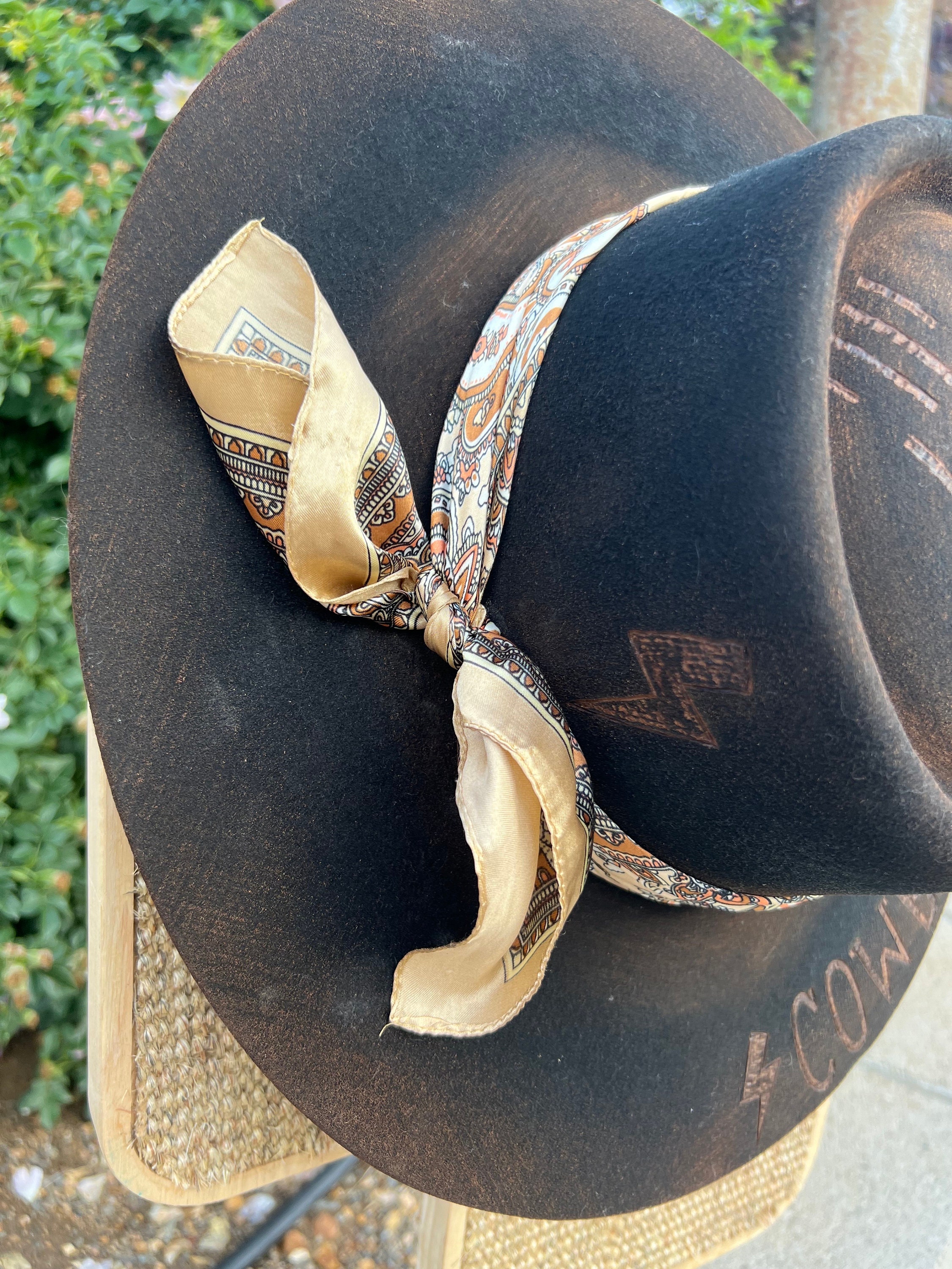 Custom Burned Hat - Large - Etsy