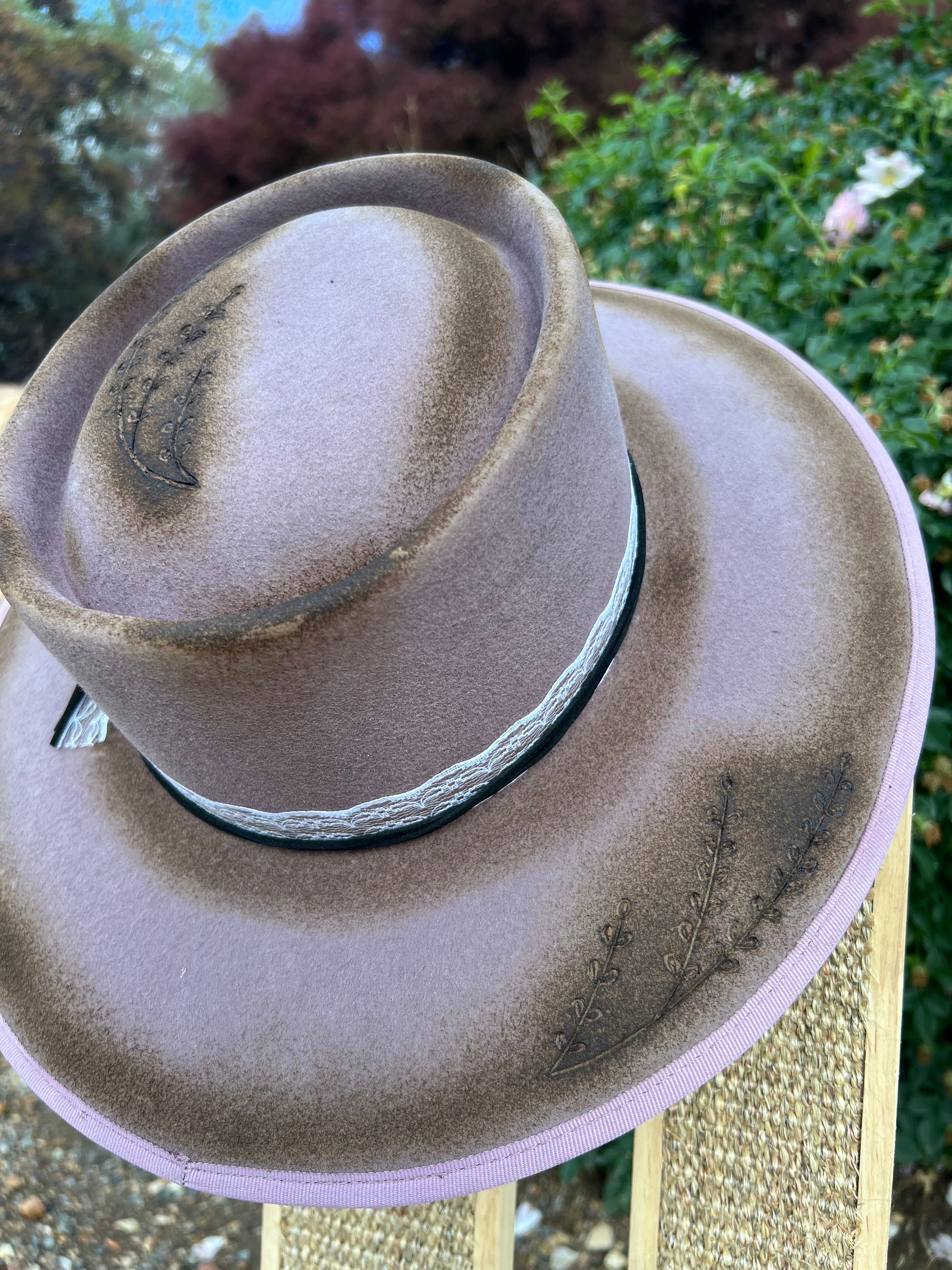Custom Burned Hat - One Size - Etsy