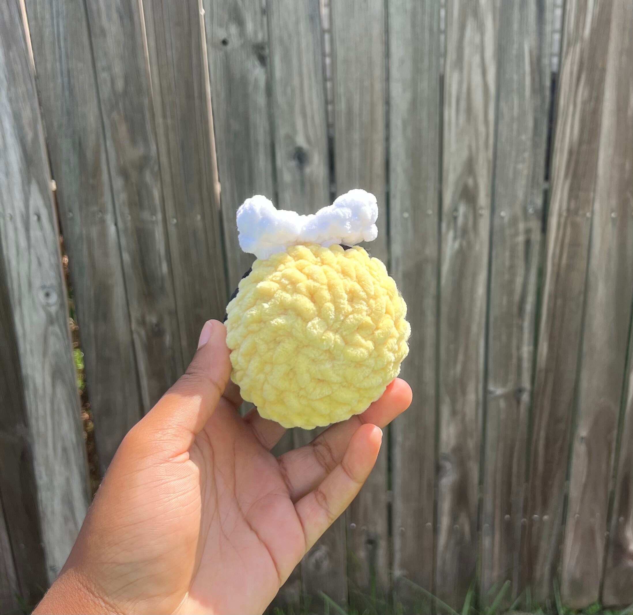 Mini Bees Smiley Face Bees Crochet Bee Stuffed Animal - Etsy