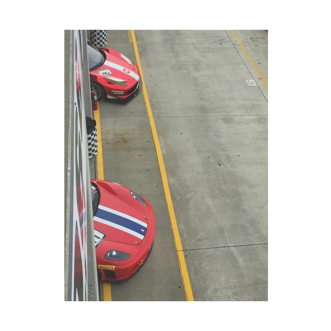 Ferrari Pit Lane Canvas Print - Etsy