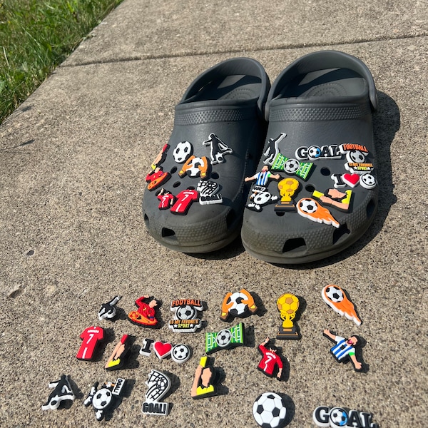 Ronaldo Soccer Croc Charms - Etsy