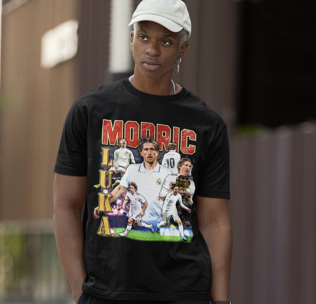 Luka Modric Limited Real Madrid Soccer Shirt Vintage Graphic - Etsy