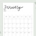 Printable Digital Calendar 2023 | Monthly Planner 2023 | Minimalistic ...